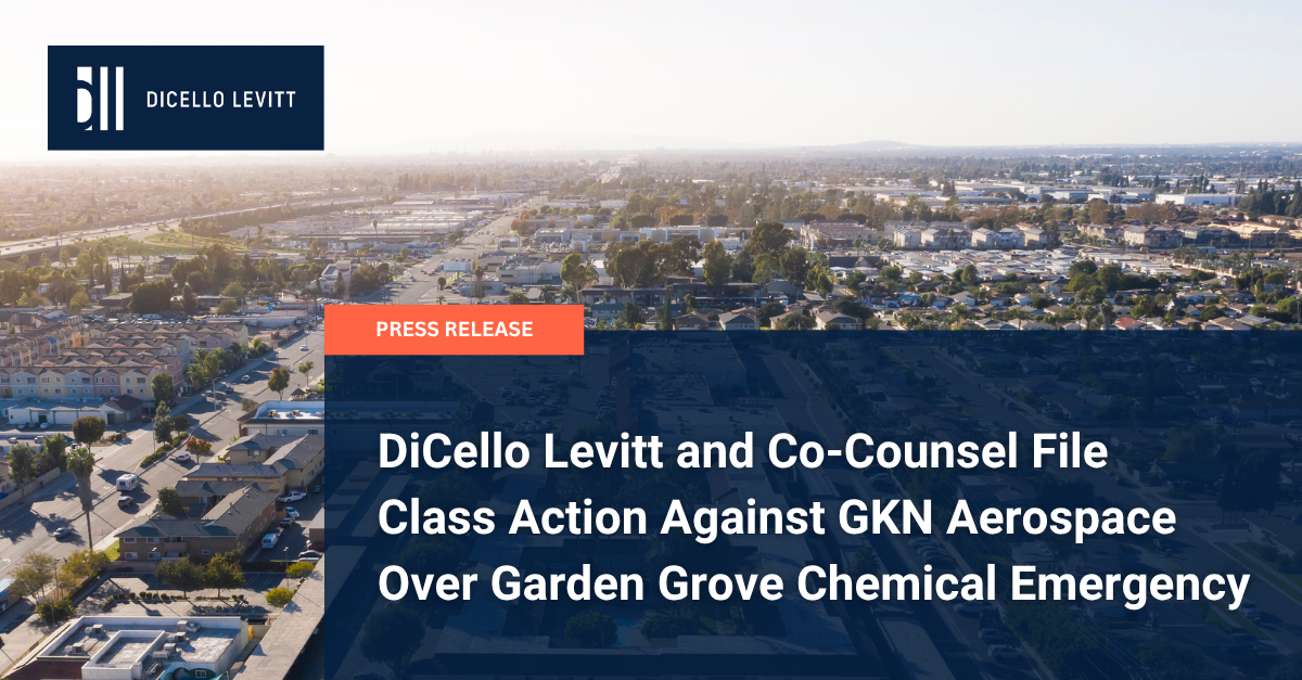 Garden Grove Chemical Emergency Class Action Lawsuit